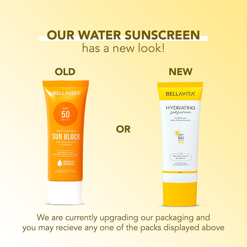 Water Based Sunscreen SPF 50 PA+++ | Lightweight & Non-Greasy ...