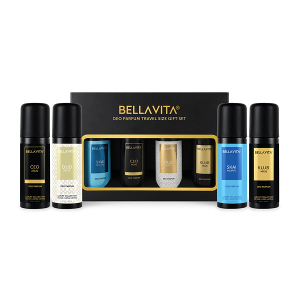 Deo Parfum Travel Size Gift I Set of 4 deos 50 ml Deo | Long Lasting ...