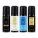 Deo Parfum Travel Size Gift I Set of 4 deos 50 ml Deo | Long Lasting ...