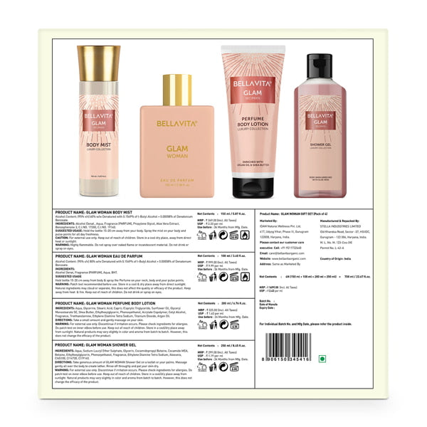 Glam Woman Premium Gift Set | Bath and Body Gift Set for Women Online ...