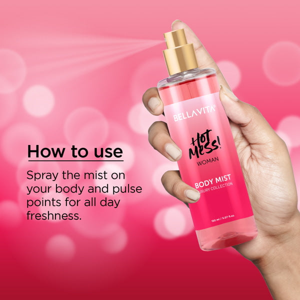 Hot Mess Body Mist - 150ml | Long Lasting Floral Citrusy Mist for Women ...