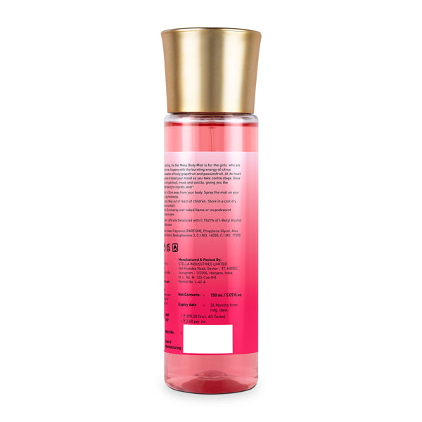 Hot Mess Body Mist - 150ml | Long Lasting Floral Citrusy Mist for Women ...