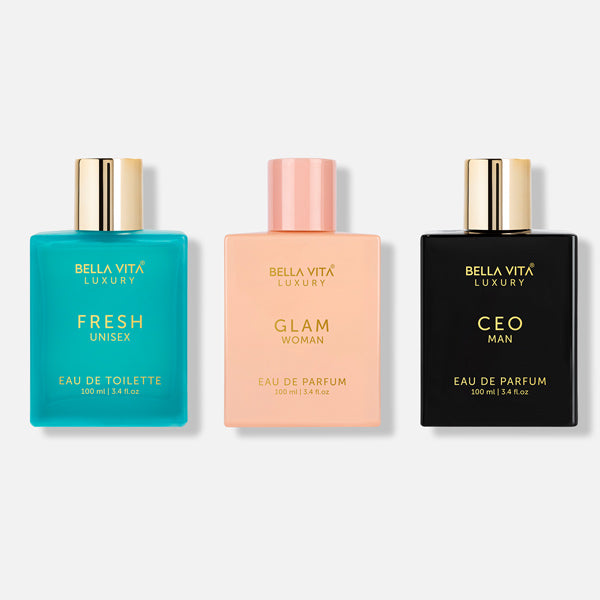 Buy 3 Perfume Combo Pack for Men and Women Online I BellaVita
