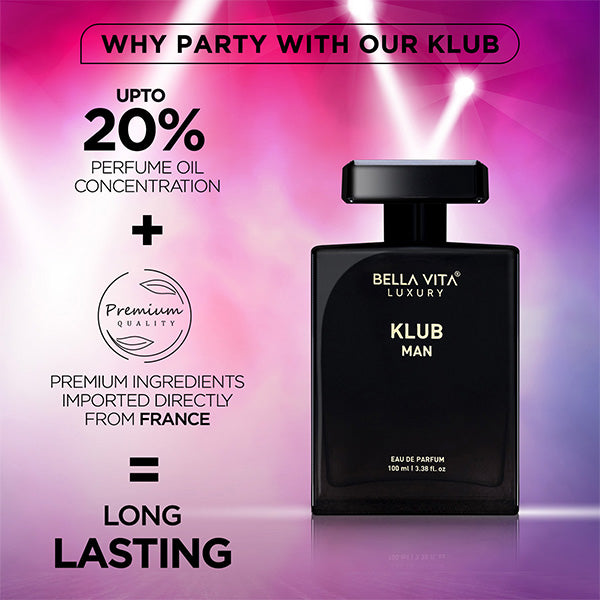 Buy Klub Man Perfume I Best Party Perfume for Men Online 2024 I BellaVita