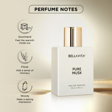 Pure Musk Perfume I Fragrance for Him & Her I Eau De Parfum I BelllaVita