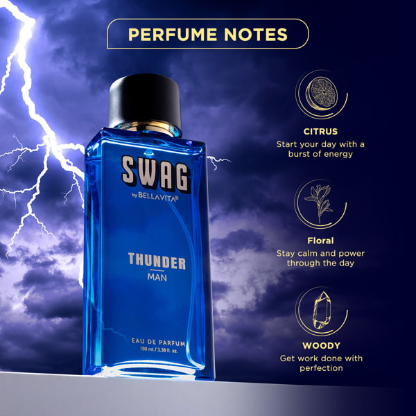 Swag Thunder Perfume for Men I Best Long Lasting Fragrance Under ₹500 I ...