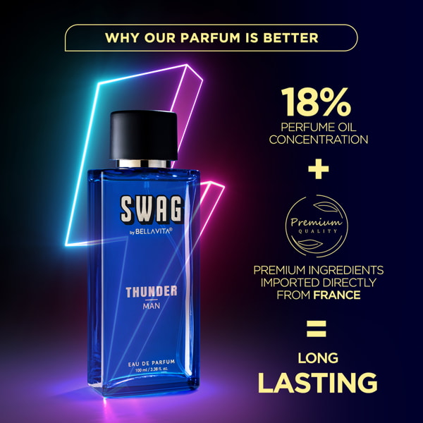 Swag Thunder Perfume for Men I Best Long Lasting Fragrance Under ₹500 I ...