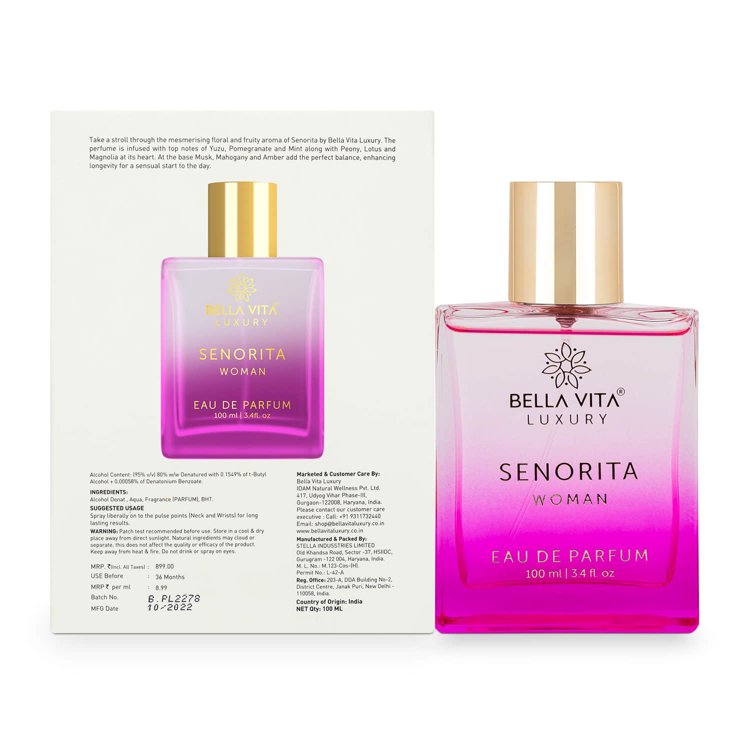 Buy Senorita Perfume for Women I Long Lasting Fragrance Online 2024 I ...